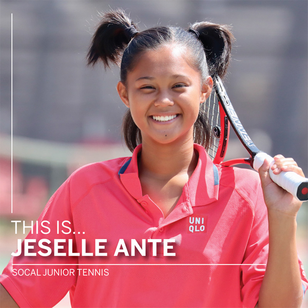Riverside's Jeselle Ante Follows Family Tennis Traditions with ...