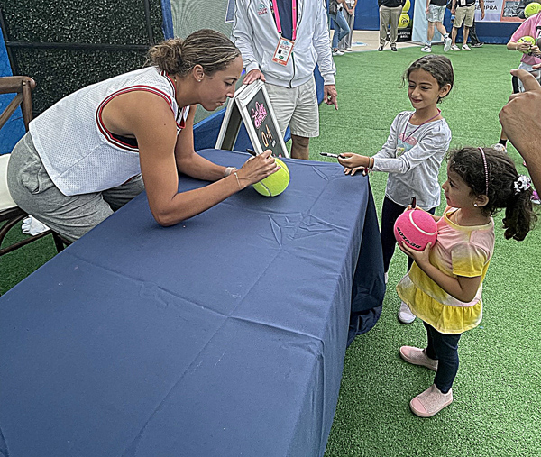 The SCTA Foundation's Q &A Meet the Pro Madison Keys at the San Diego ... The SCTA Foundation's Q &A Meet the Pro Madison Keys at the San Diego ...