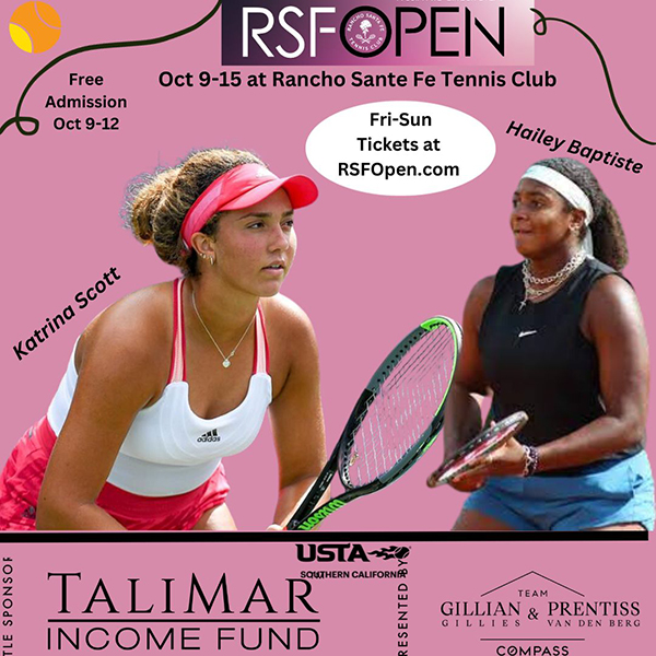 Rancho Santa Fe Open Returns to So Cal for the Third Straight Year - Southern California Tennis ...