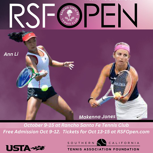 Rancho Santa Fe Open Returns to So Cal for the Third Straight Year - Southern California Tennis ...